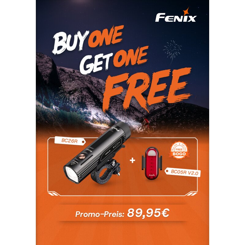 Fenix BC26R-D + BC05R-D V2.0 Universallampen-Set, 89,95